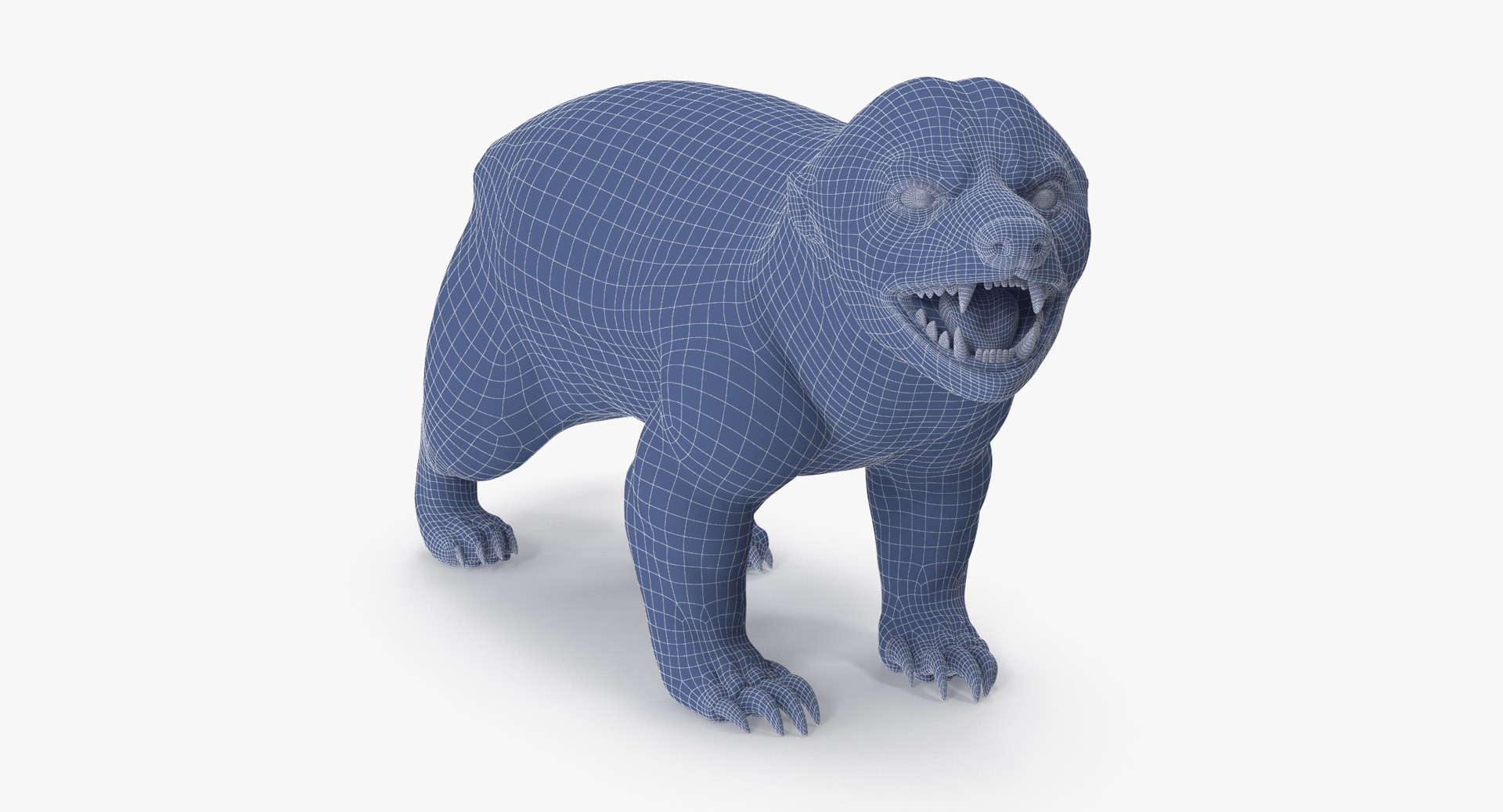 3d Honey Badger Model