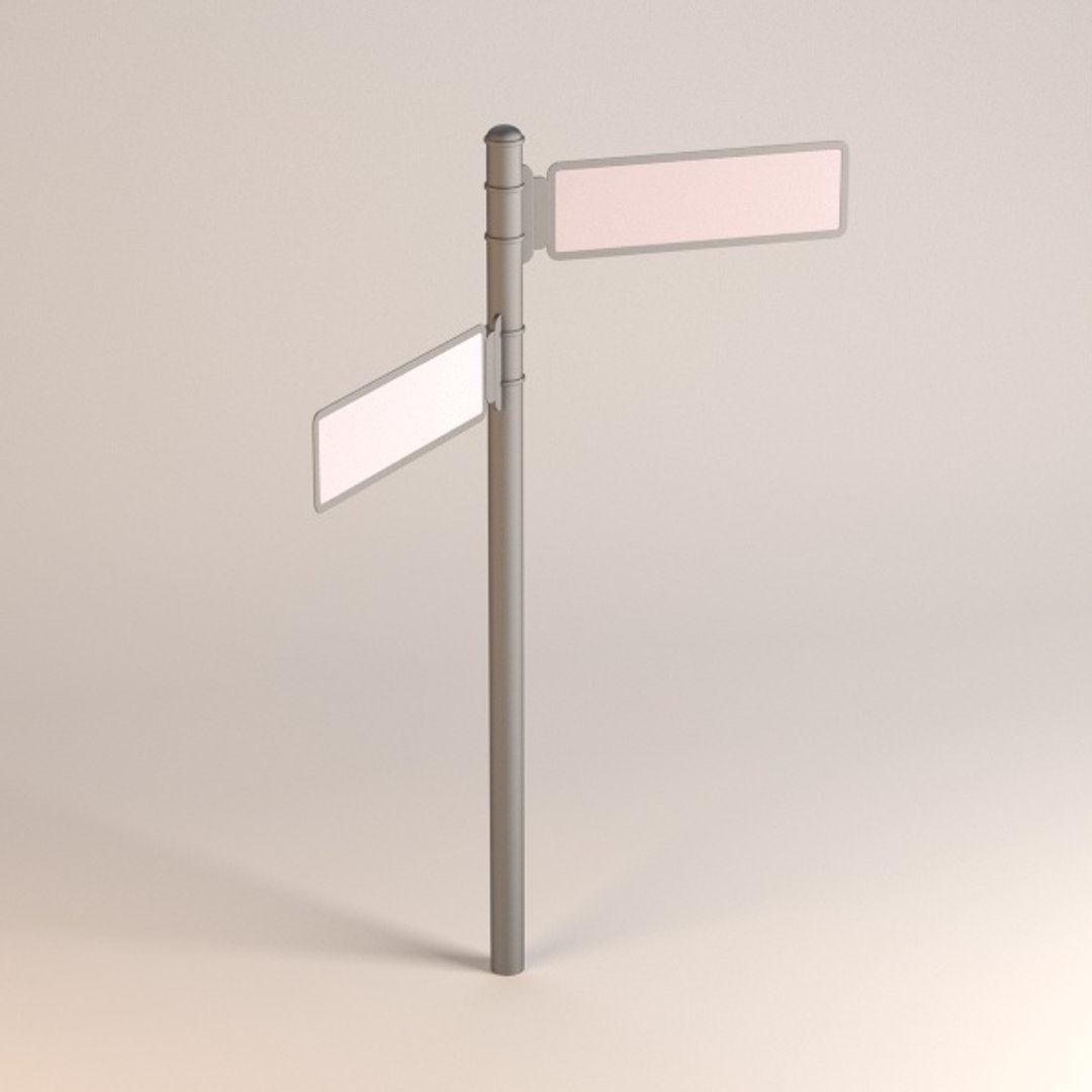 3d model traffic sign