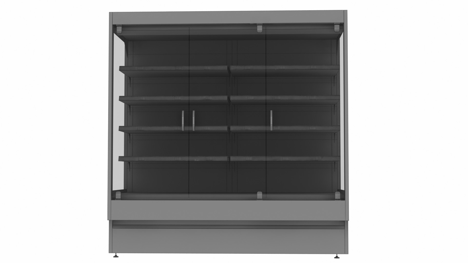 3D Freezer Display Black White Collection Model - TurboSquid 2503901