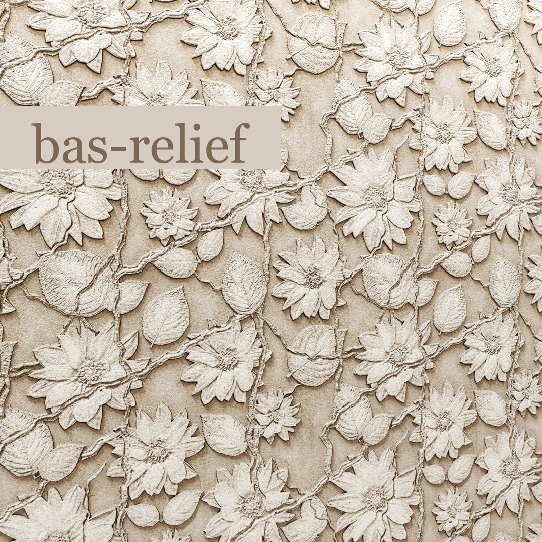 3d bas-relief bas relief model