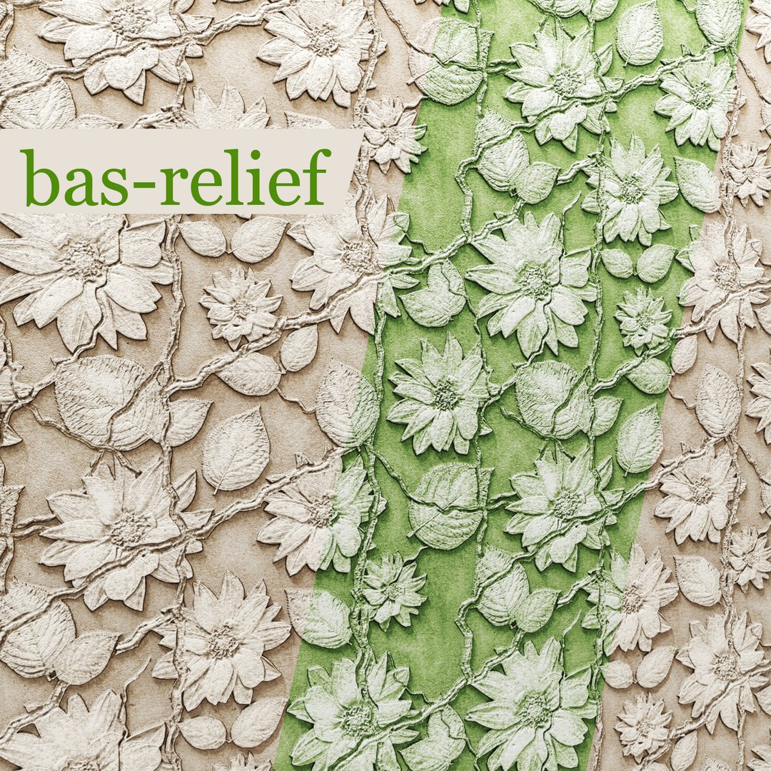 3d bas-relief bas relief model