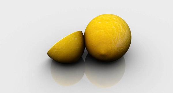 Lemon model - TurboSquid 1463652