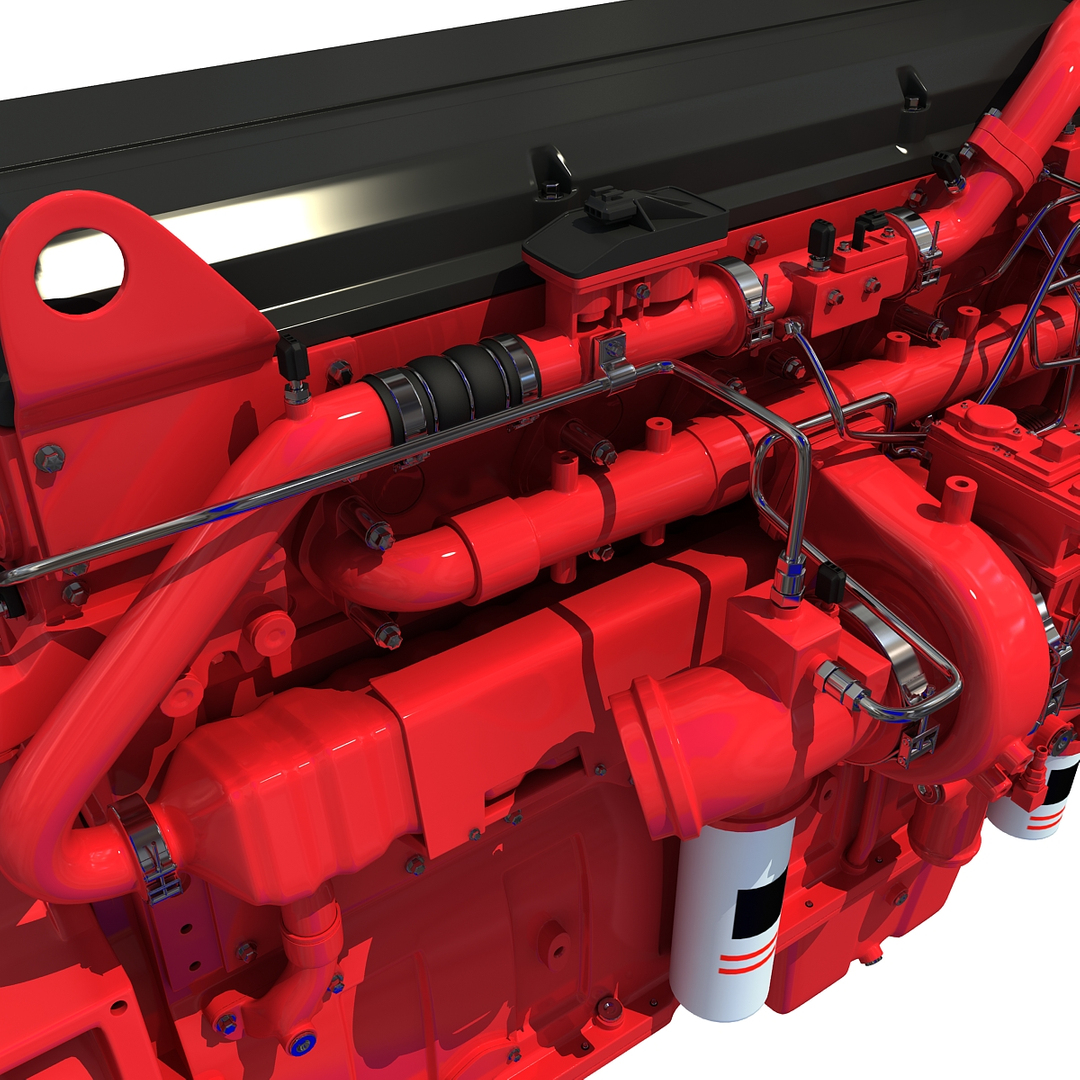 Heavy truck engine 3D model - TurboSquid 1153178