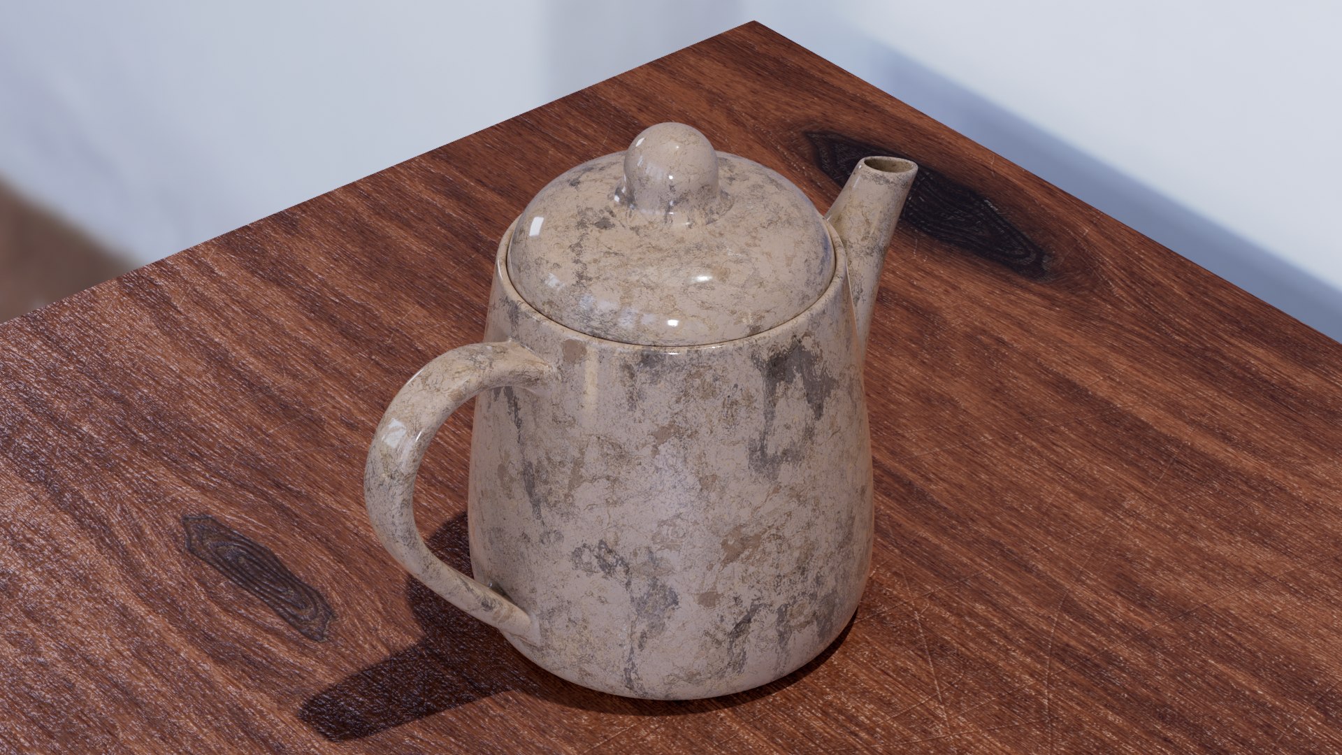 Teapot Marble Tea 3D Model - TurboSquid 1557234