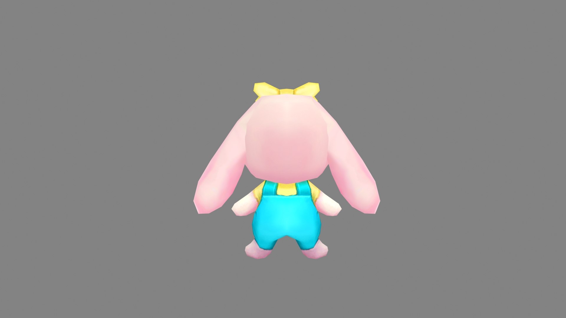 3D Cartoon Rabbit Mascot Low-poly 3D Model - TurboSquid 1959365