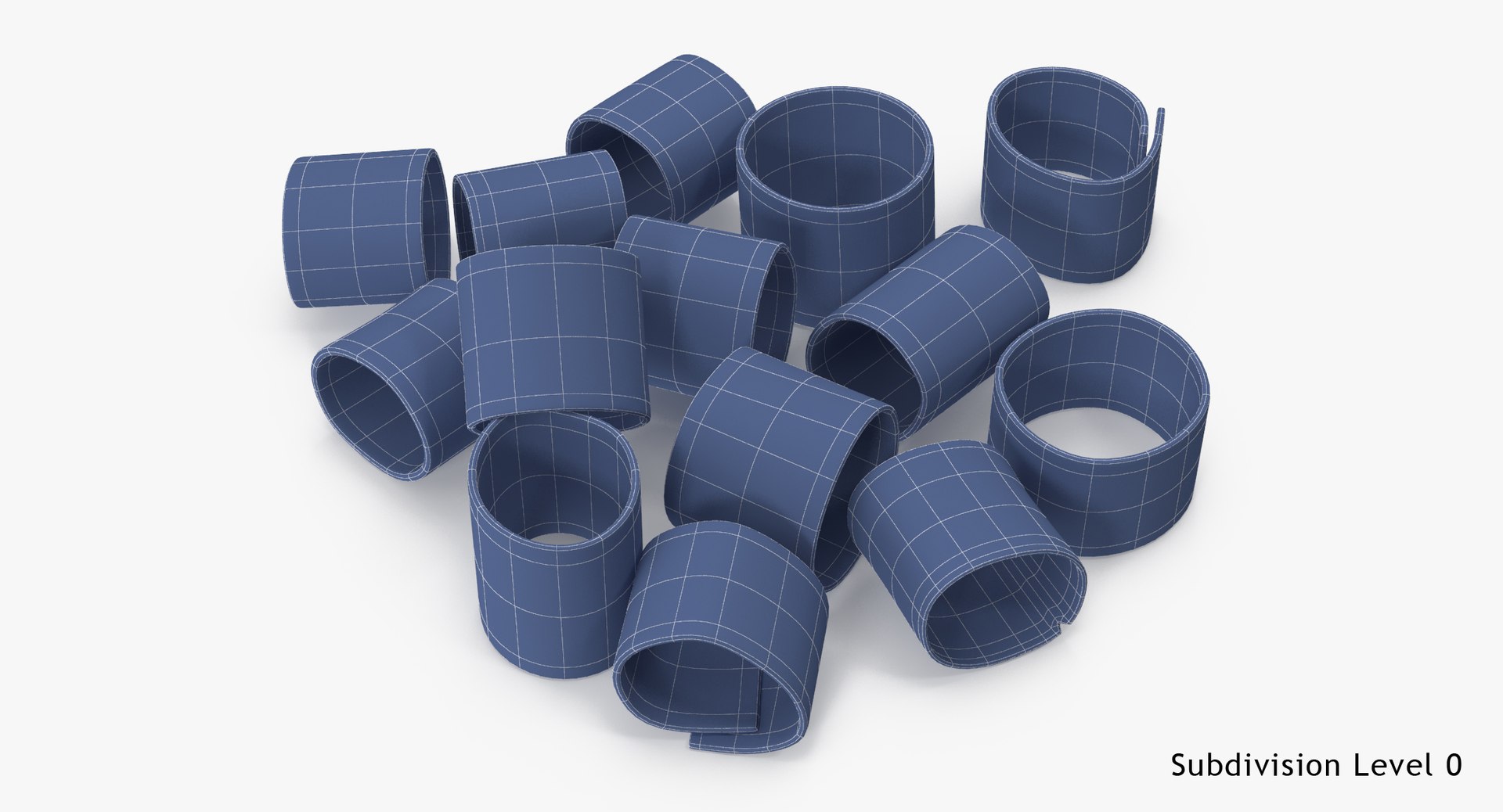 chopped scallions 3d model