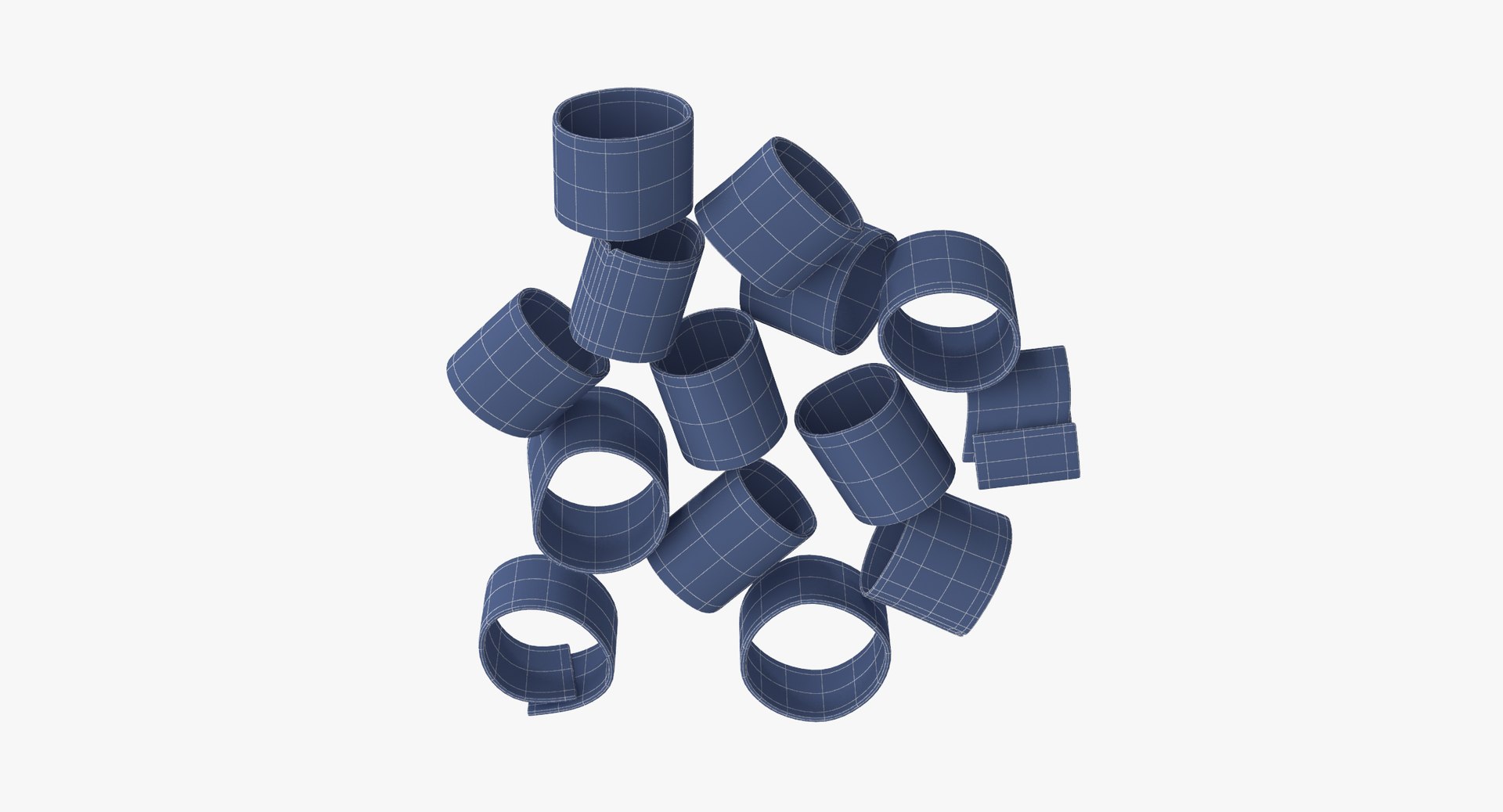 chopped scallions 3d model