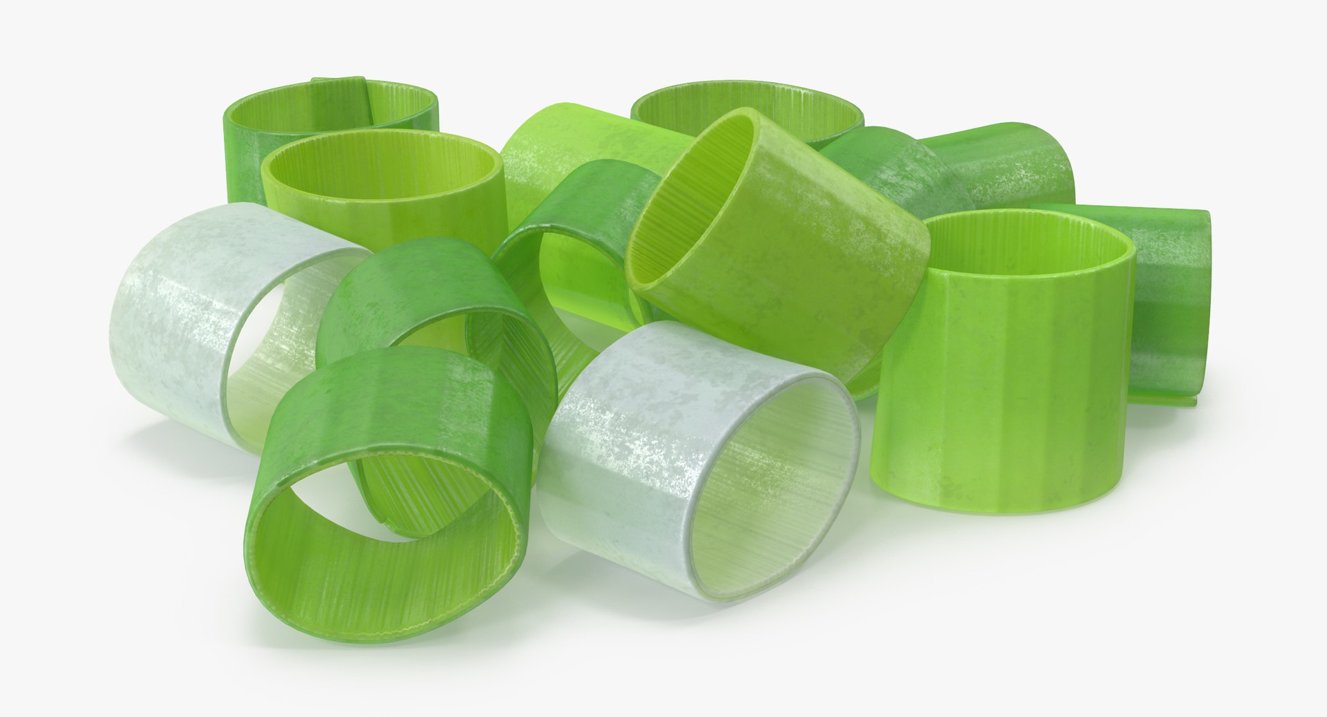 chopped scallions 3d model