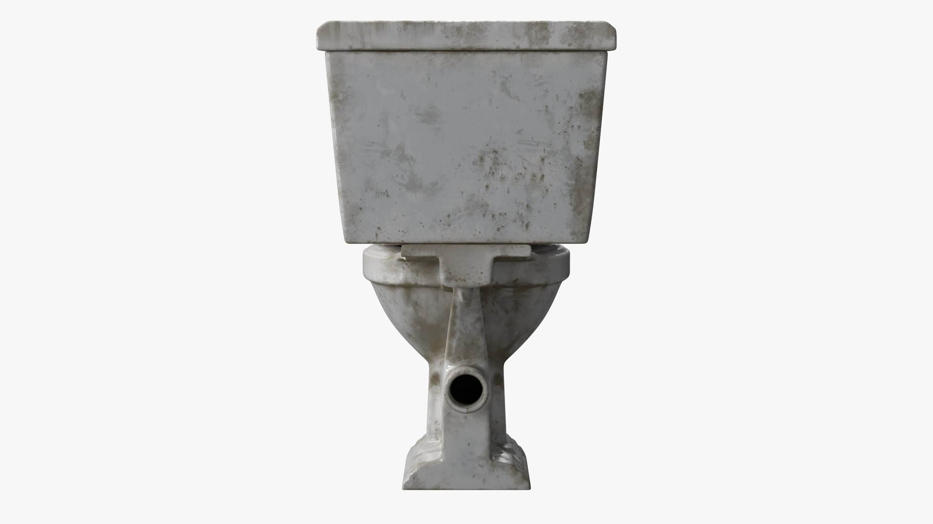 3D Traditional Toilet - TurboSquid 1713193