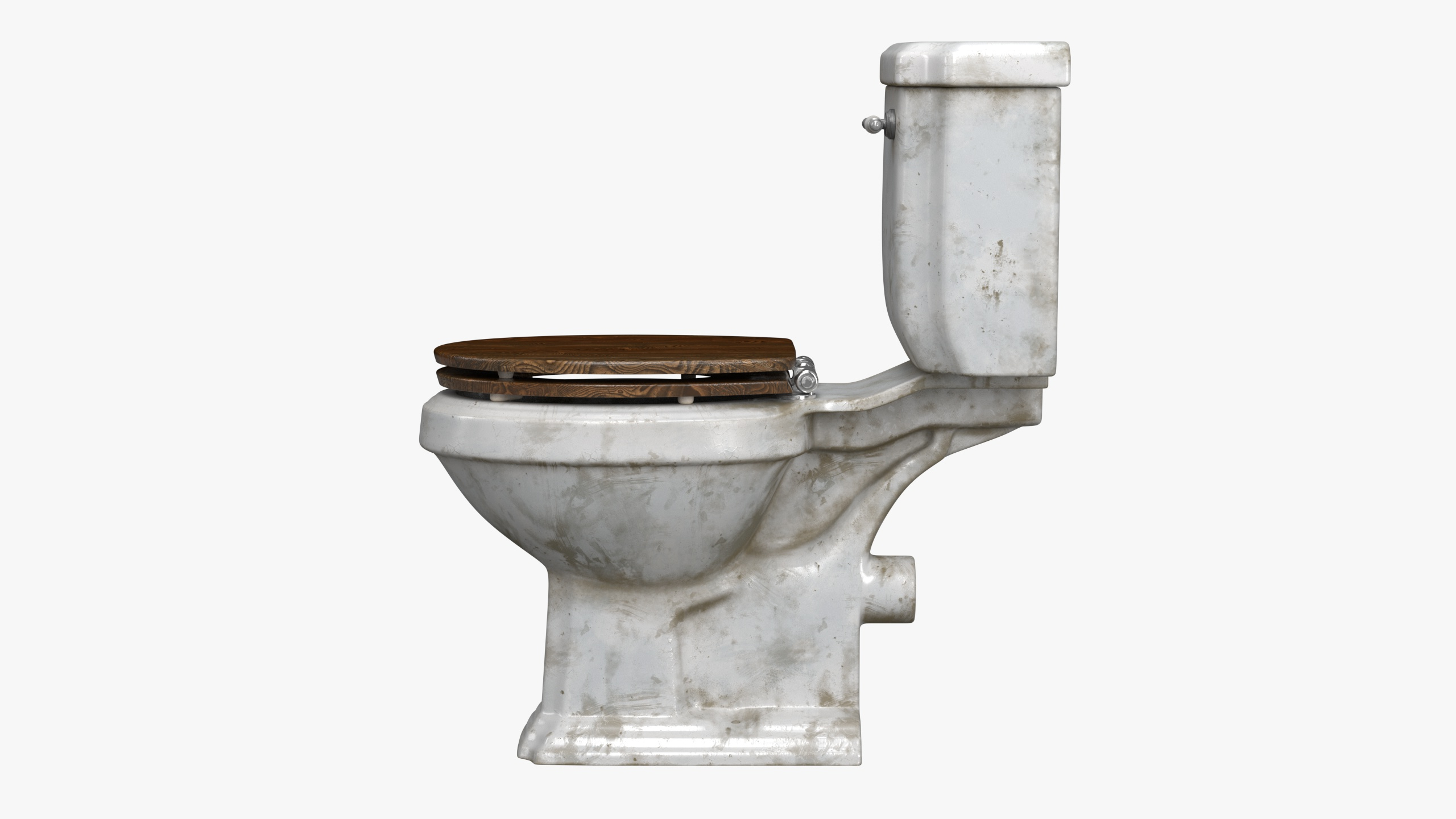 3D Traditional Toilet - TurboSquid 1713193