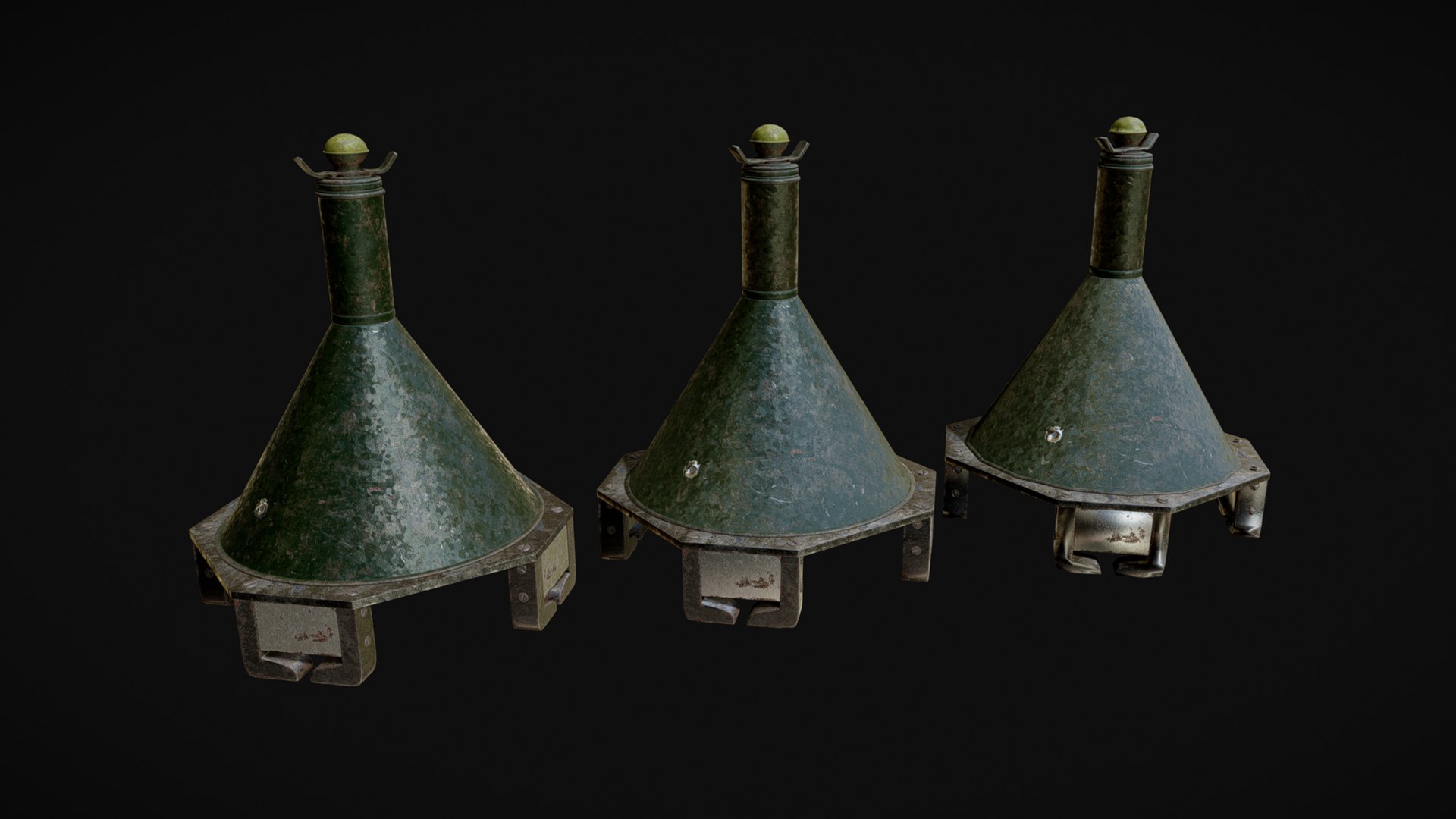 3D German WW2 Grenade Pack Model - TurboSquid 2351740