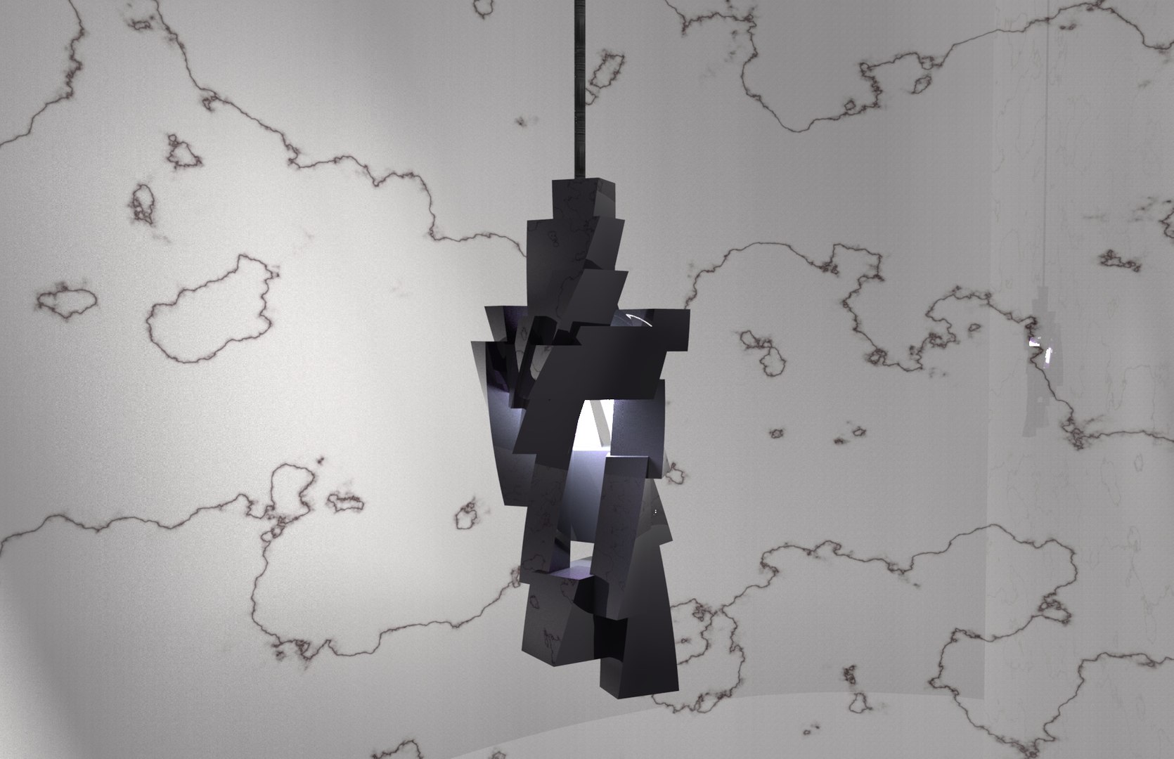 Vortex Lamp Cubes 3D Model - TurboSquid 1278374