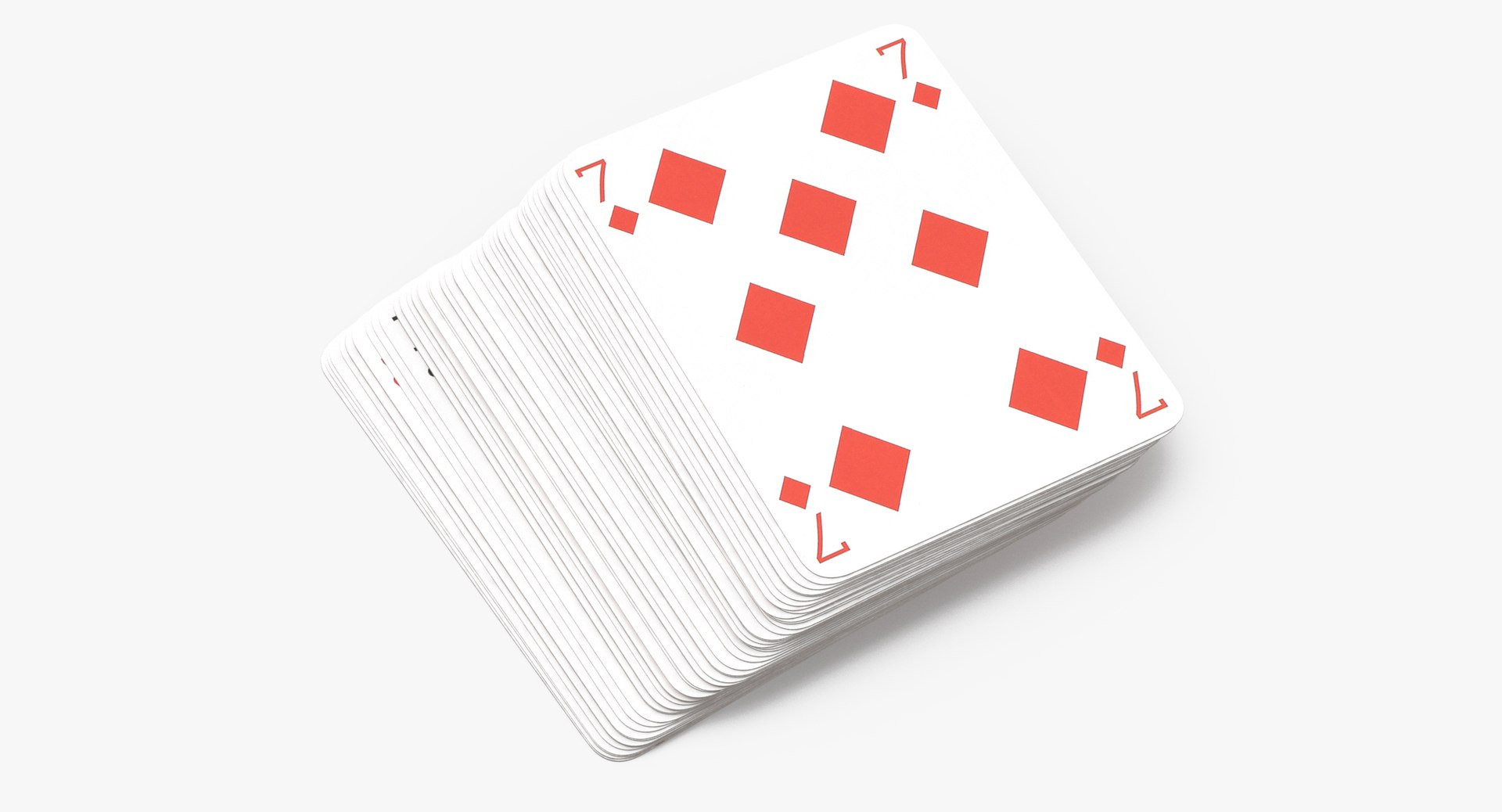 Playing Cards Red Deck Model - TurboSquid 1154114