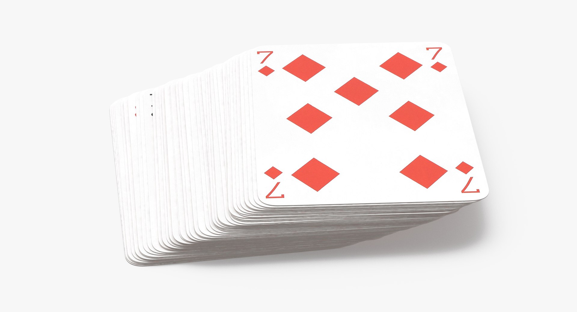 Playing Cards Red Deck Model - TurboSquid 1154114