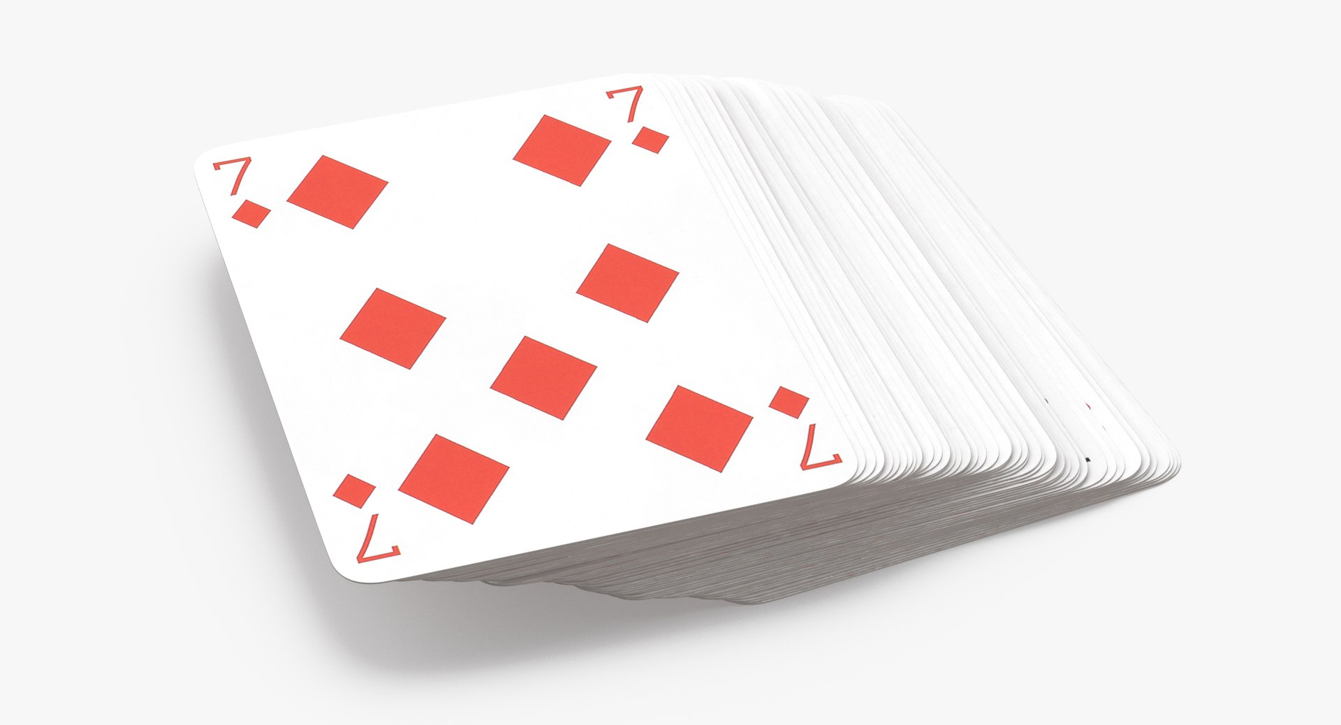 Playing Cards Red Deck Model - TurboSquid 1154114