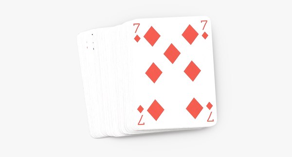 Playing cards red deck model - TurboSquid 1154114