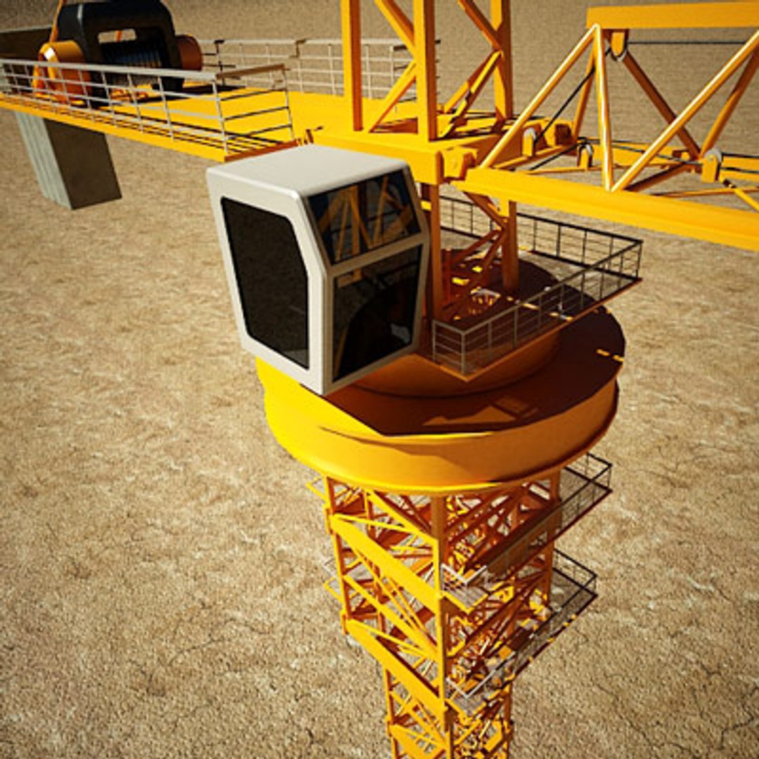 3d tower crane model