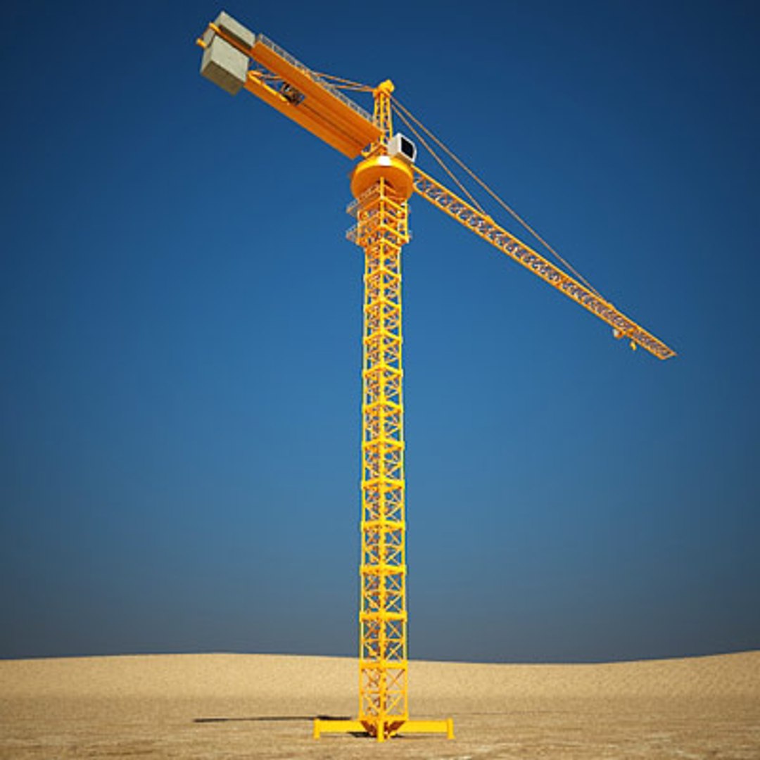 3d tower crane model
