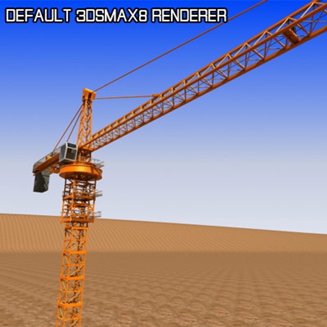 3d tower crane model