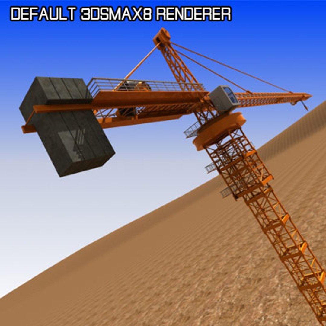 3d tower crane model