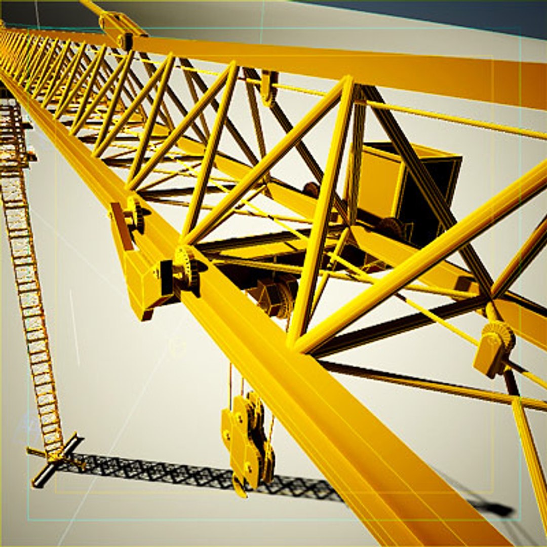 3d tower crane model