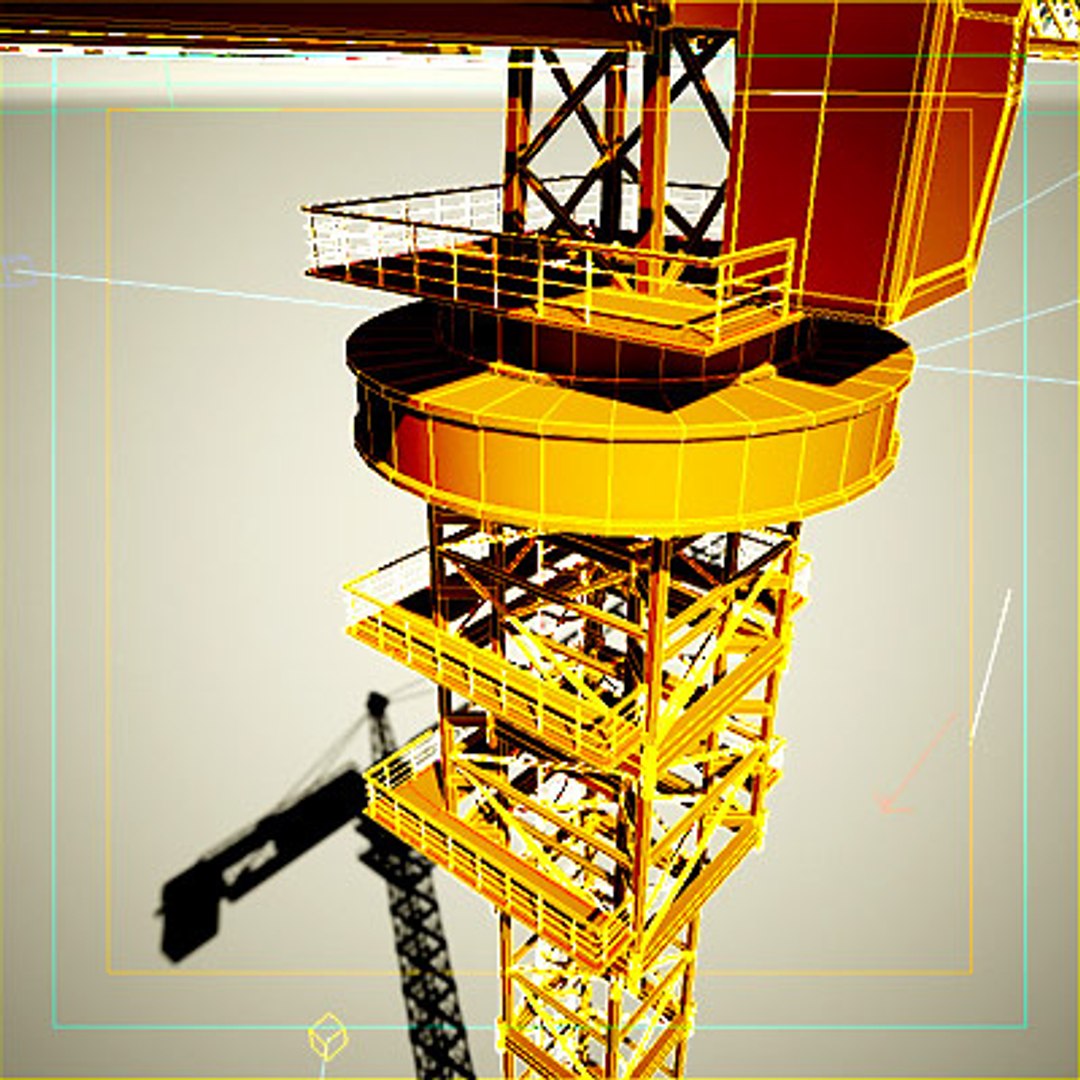 3d tower crane model