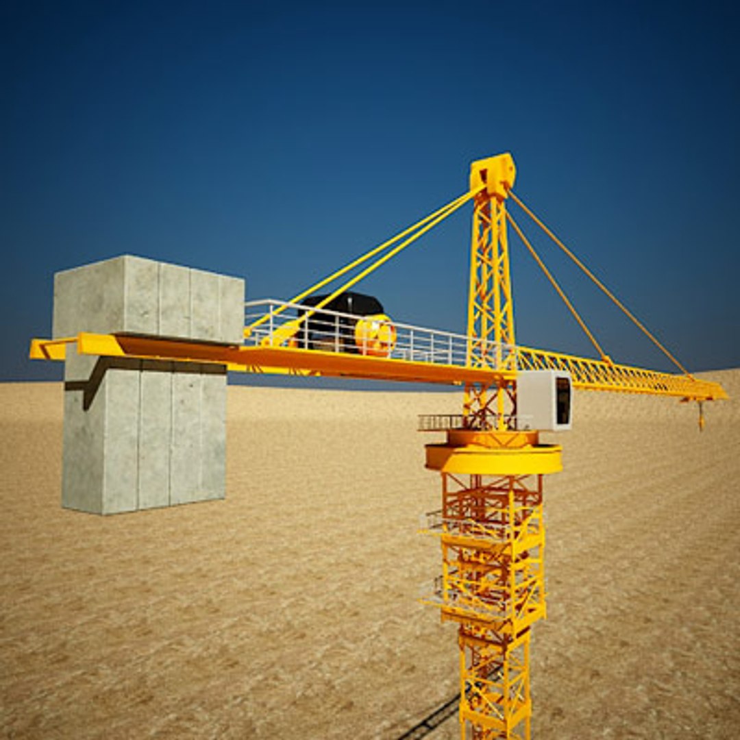 3d tower crane model