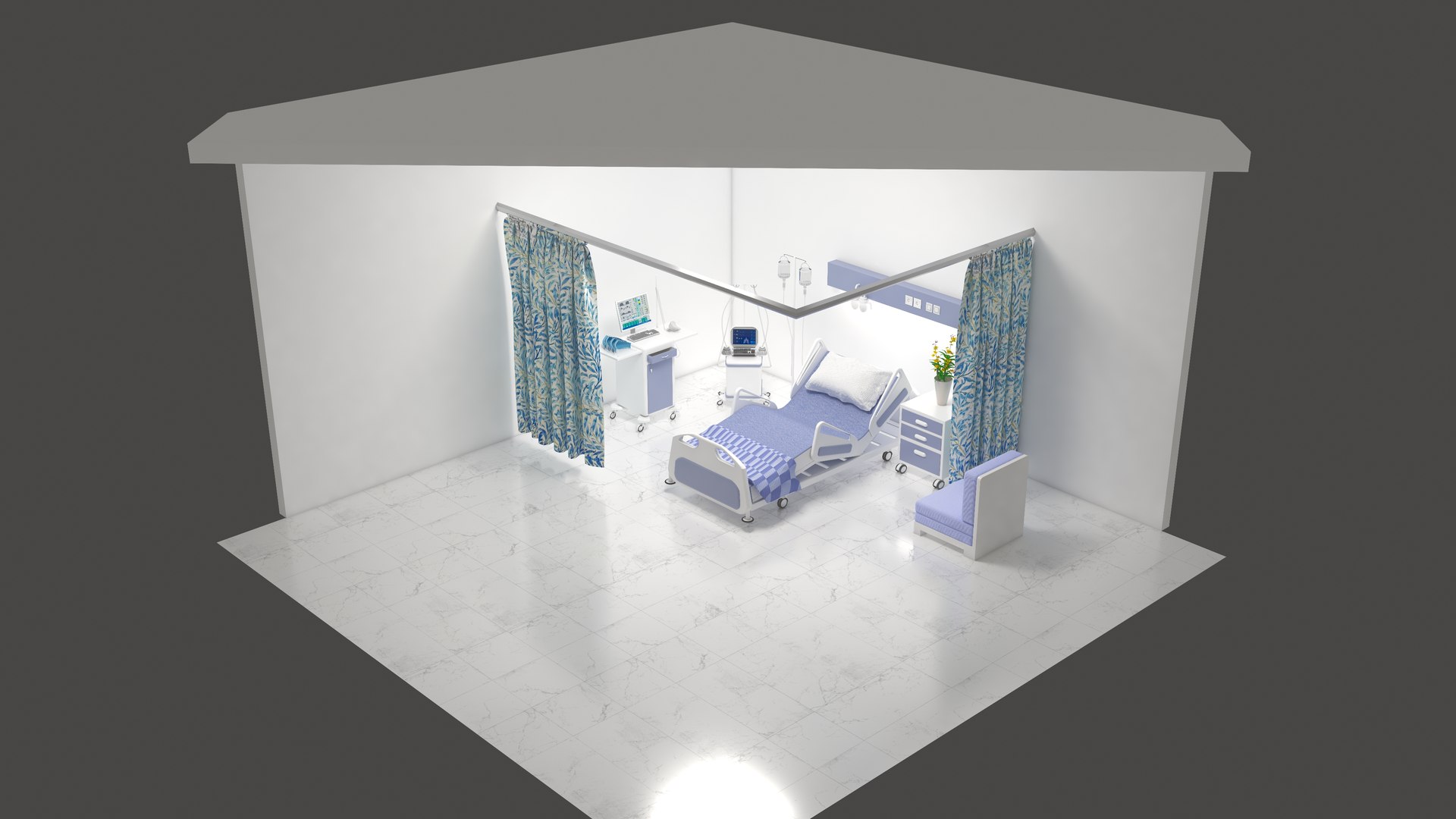 3D Model Observation Ward - TurboSquid 1863445