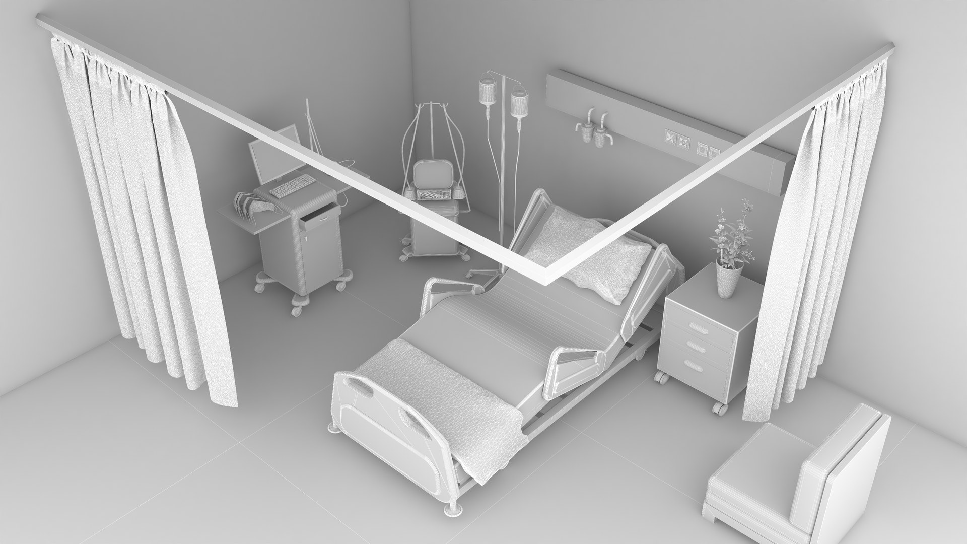 3D model Observation Ward - TurboSquid 1863445