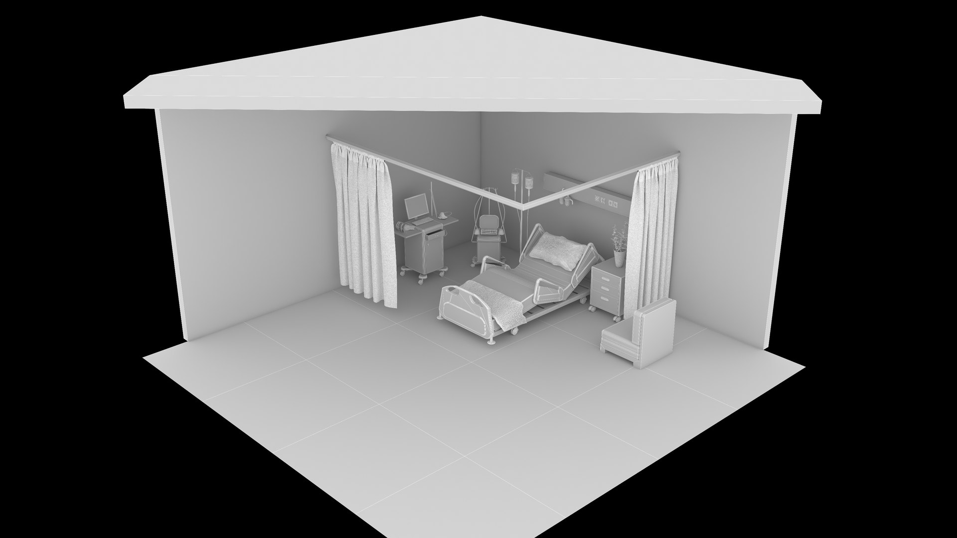 3D model Observation Ward - TurboSquid 1863445