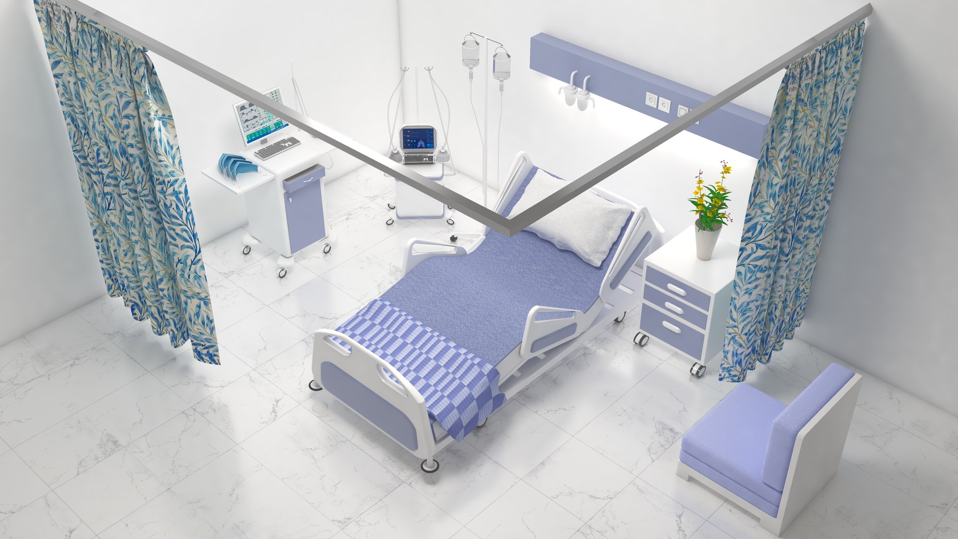 3D Model Observation Ward - TurboSquid 1863445