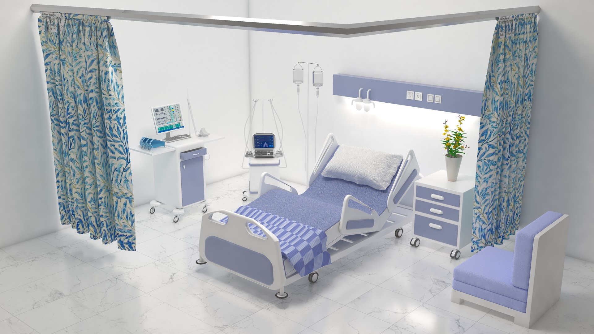 3D Model Observation Ward - TurboSquid 1863445