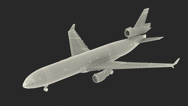 McDonnell Douglas MD11 Tri Jet 여객기 FedEx Rigged 3D 모델 - TurboSquid 1724543