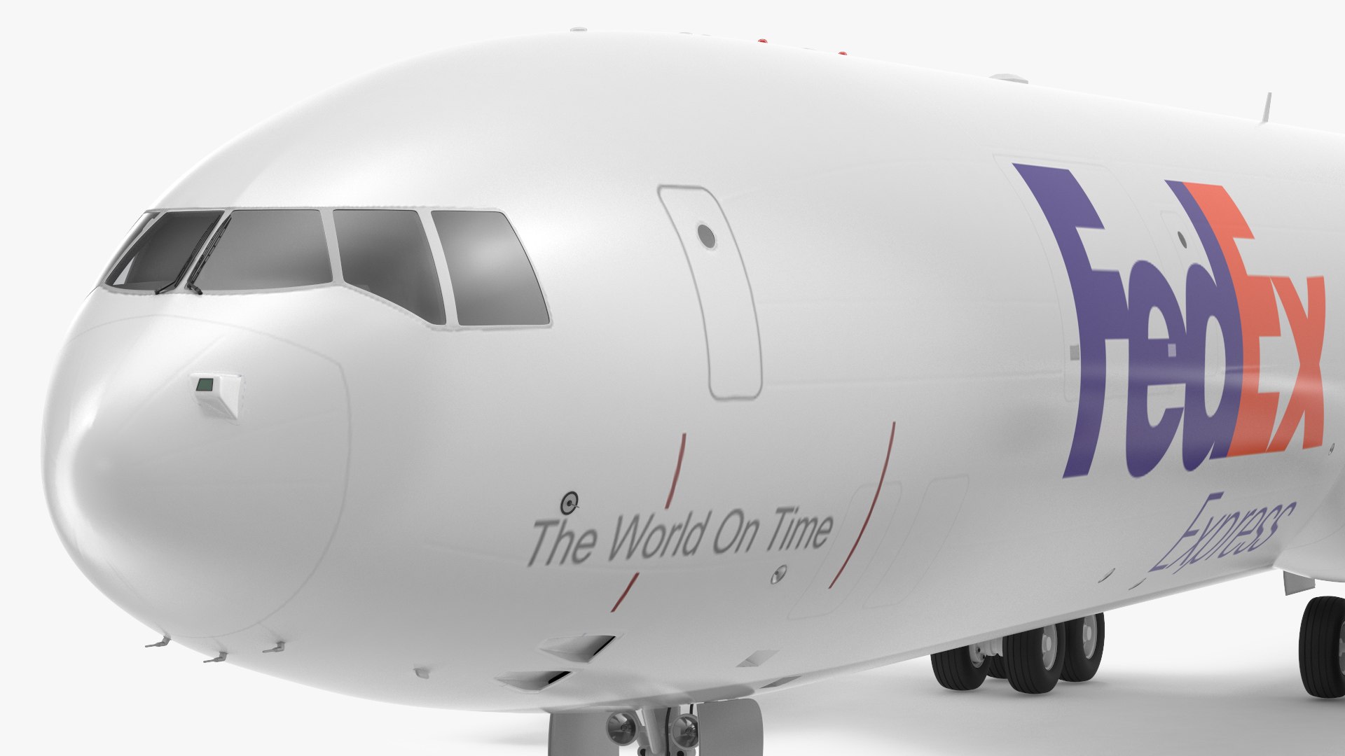 McDonnell Douglas MD11 Tri Jet Airliner FedEx Rigged 3D model ...