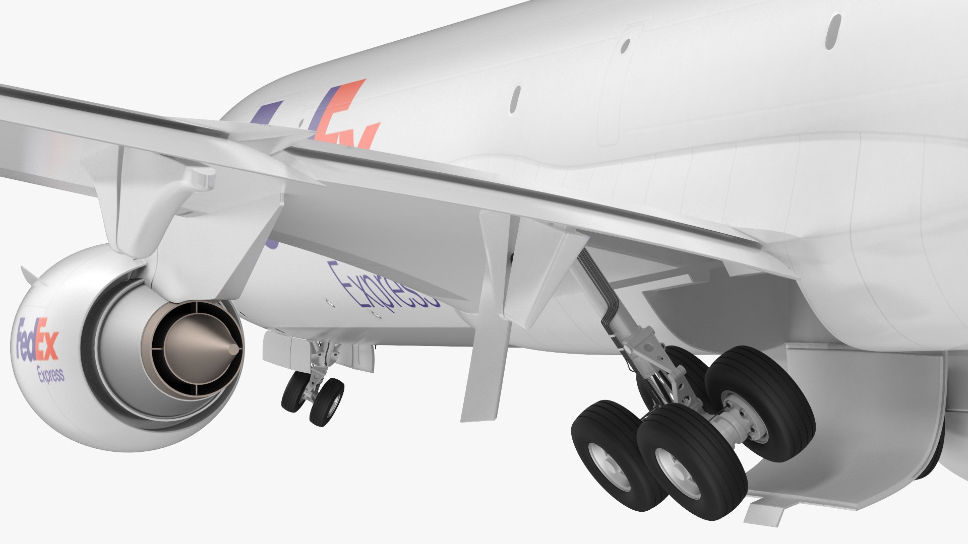 McDonnell Douglas MD11 Tri Jet Airliner FedEx Rigged 3D model ...