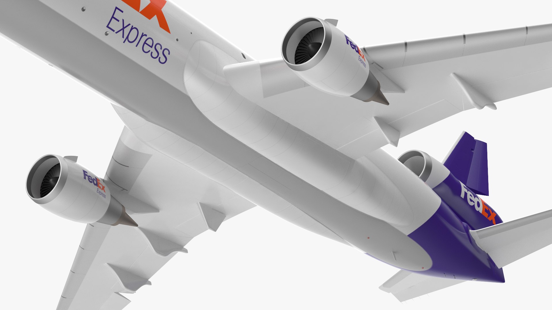 McDonnell Douglas MD11 Tri Jet Airliner FedEx Rigged 3D model ...