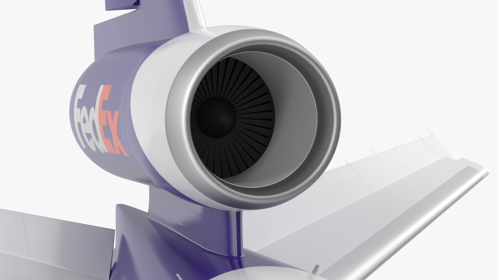 McDonnell Douglas MD11 Tri Jet Airliner FedEx Rigged 3D model ...