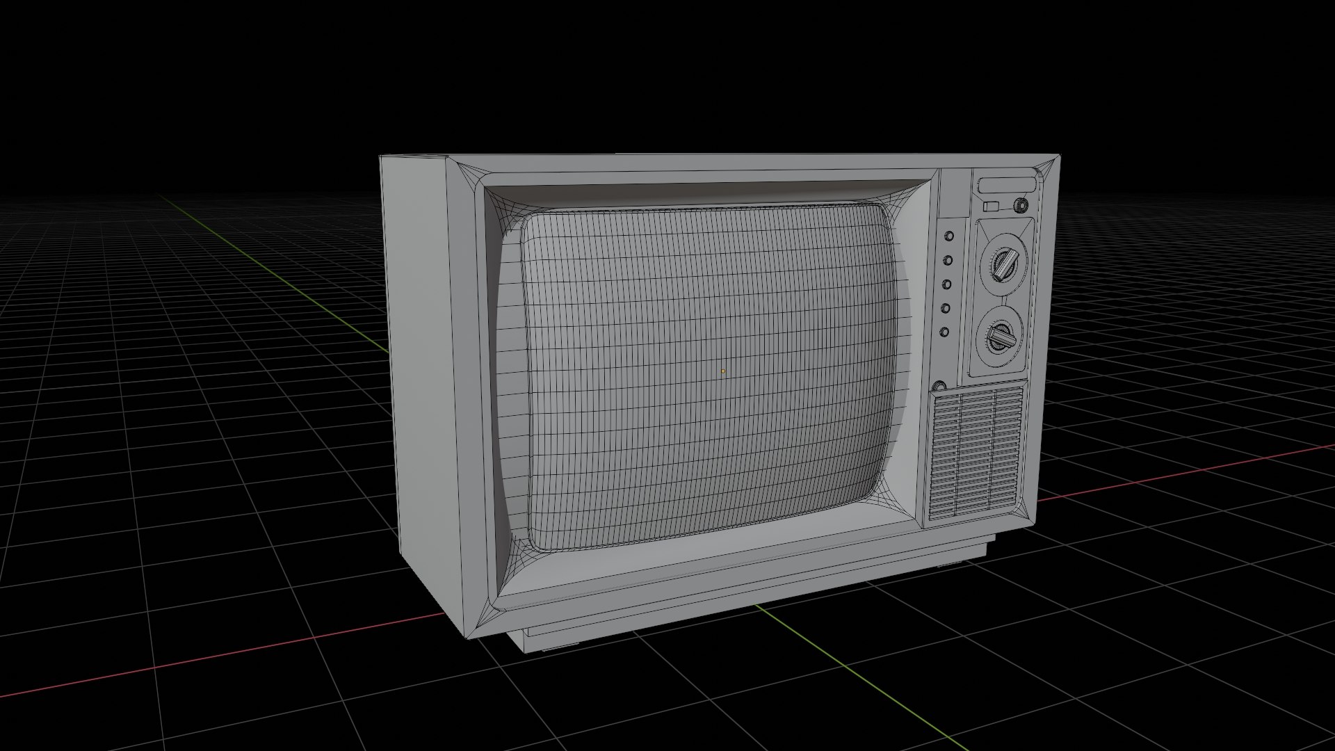 3D Retro TV - TurboSquid 2293148