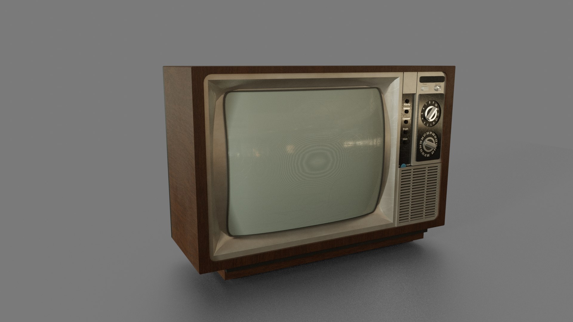 3D Retro TV - TurboSquid 2293148