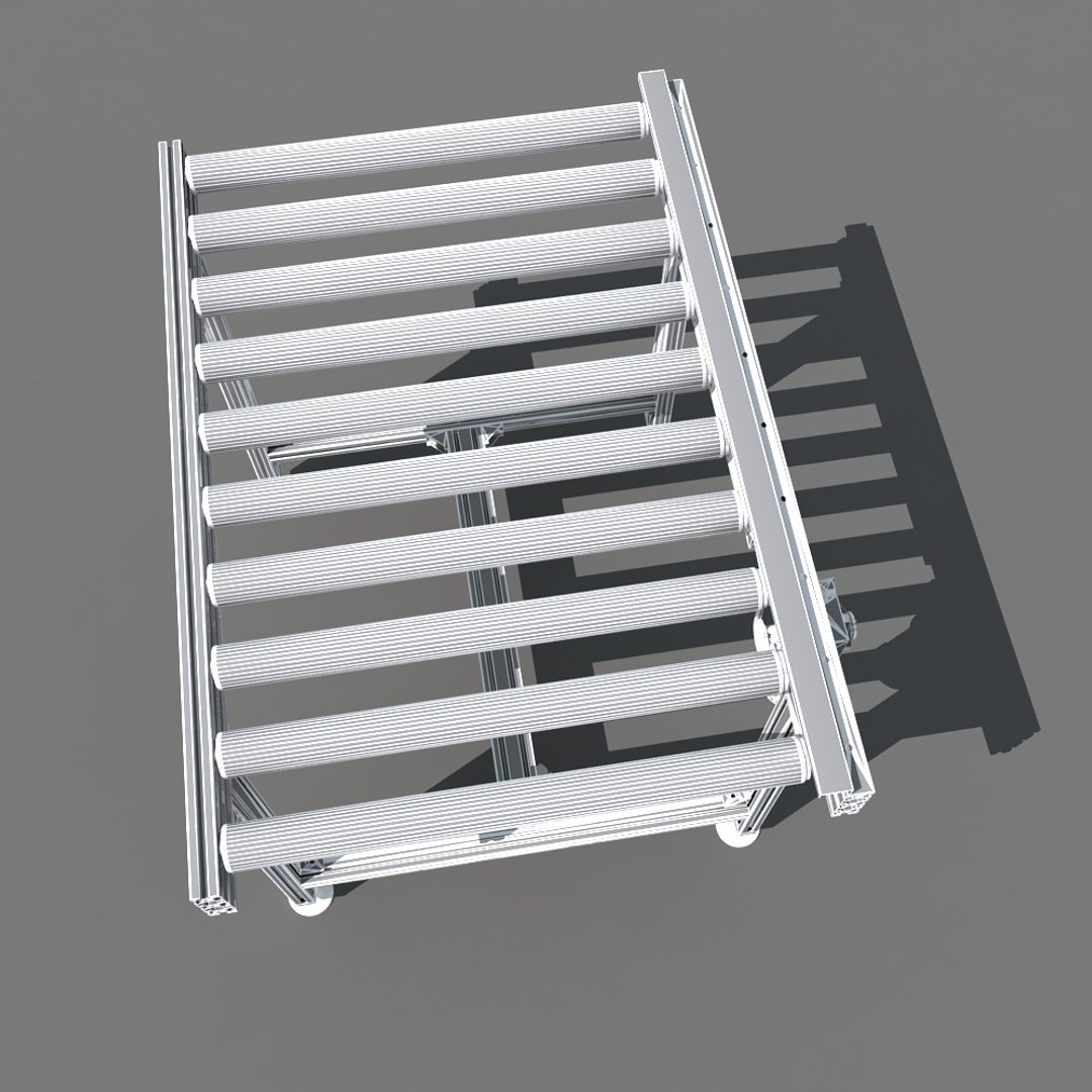 3d Roller Conveyor 03 Model