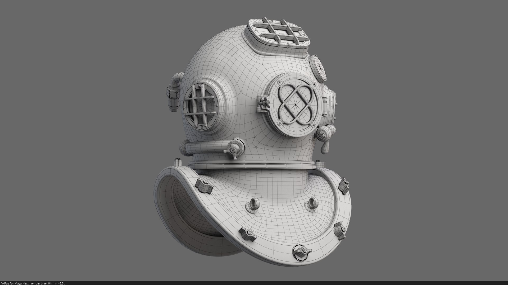 3D Diving Helmet Model - TurboSquid 1840075