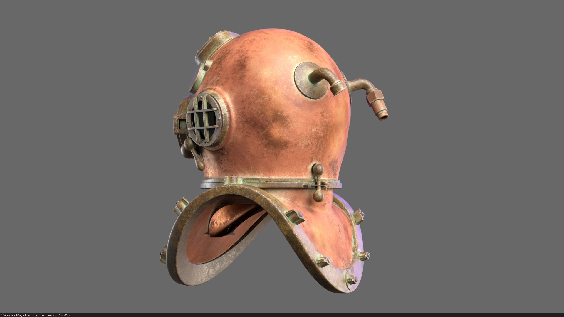 3D Diving Helmet Model - TurboSquid 1840075