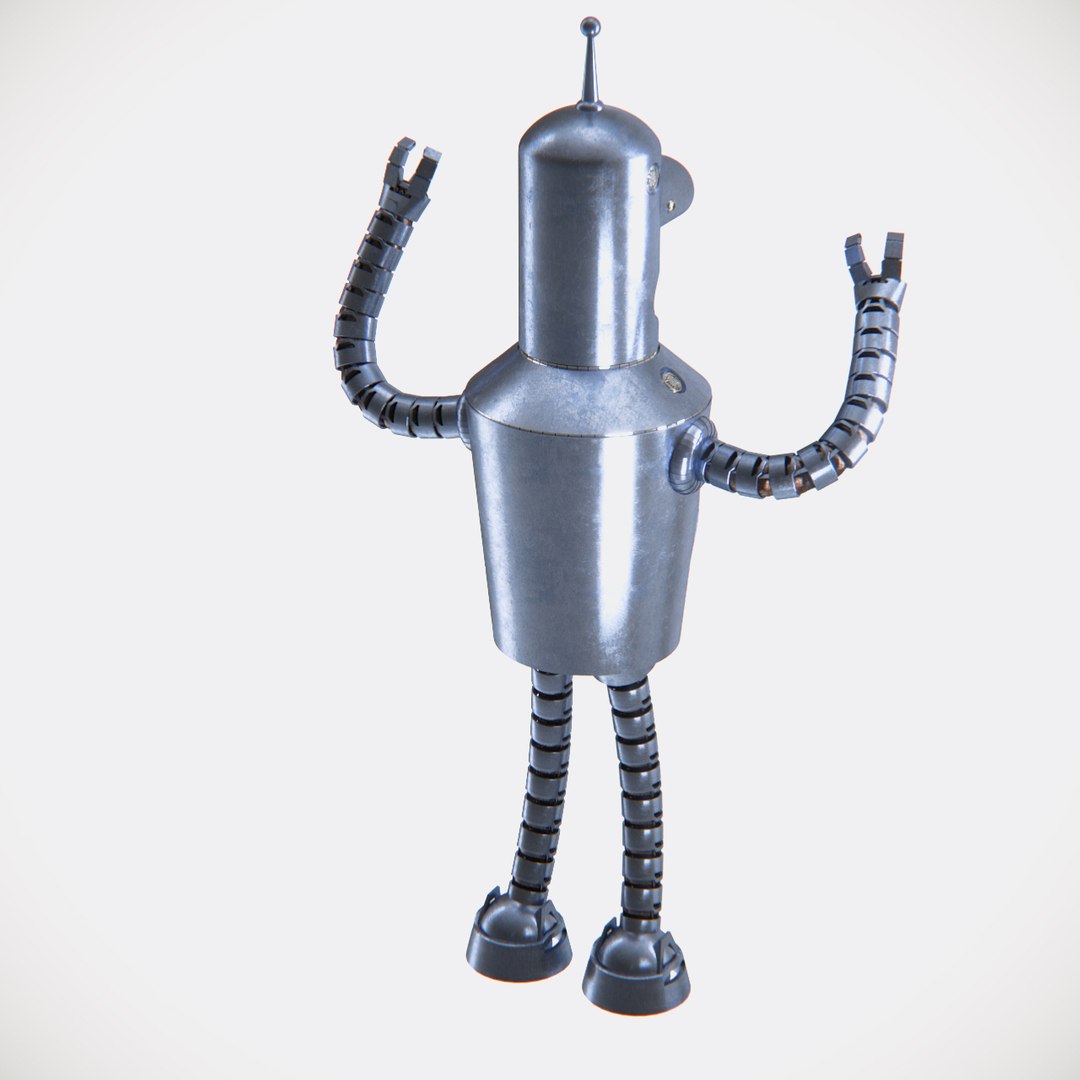 3d Bender Futurama Model