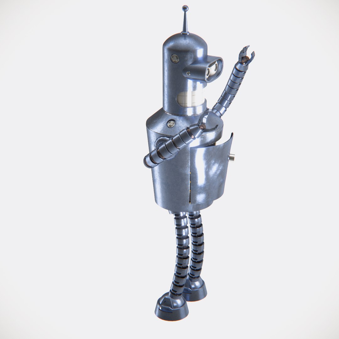 3d Bender Futurama Model