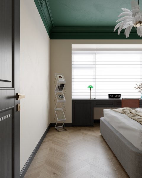 modelo 3d Diseño de dormitorio de estilo moderno - TurboSquid 2243110