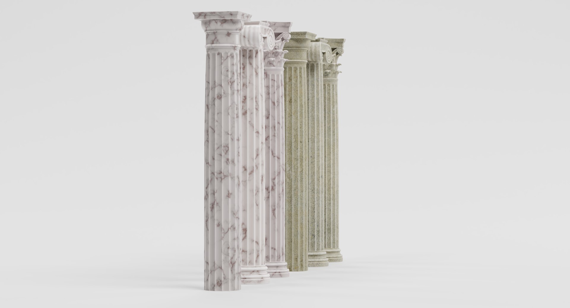 Columns Pbr 3D - TurboSquid 1380024