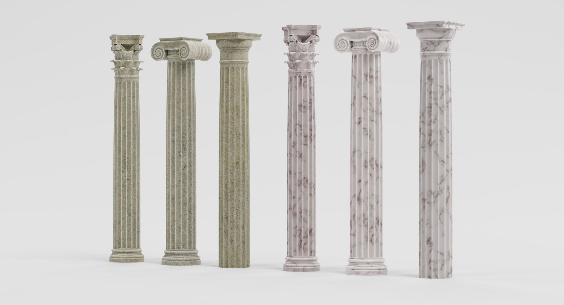 Columns Pbr 3D - TurboSquid 1380024
