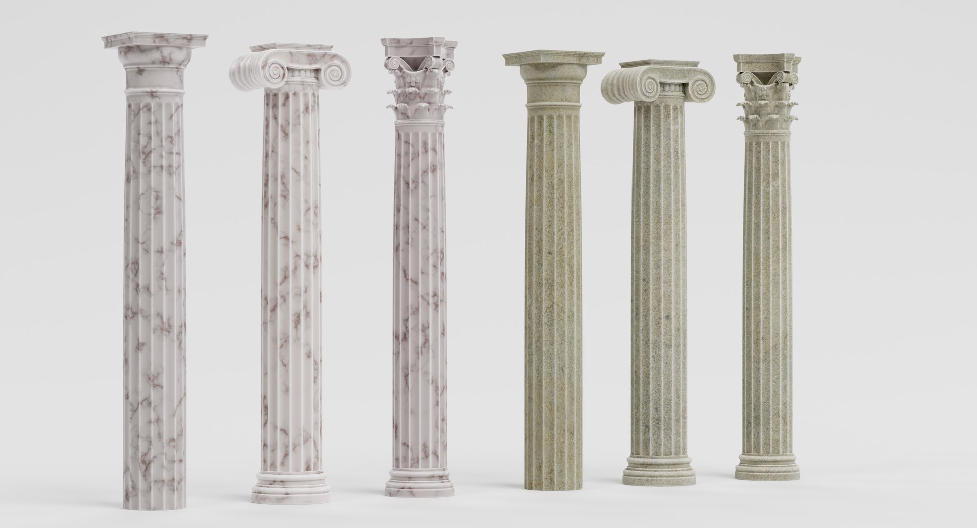 Columns Pbr 3D - TurboSquid 1380024