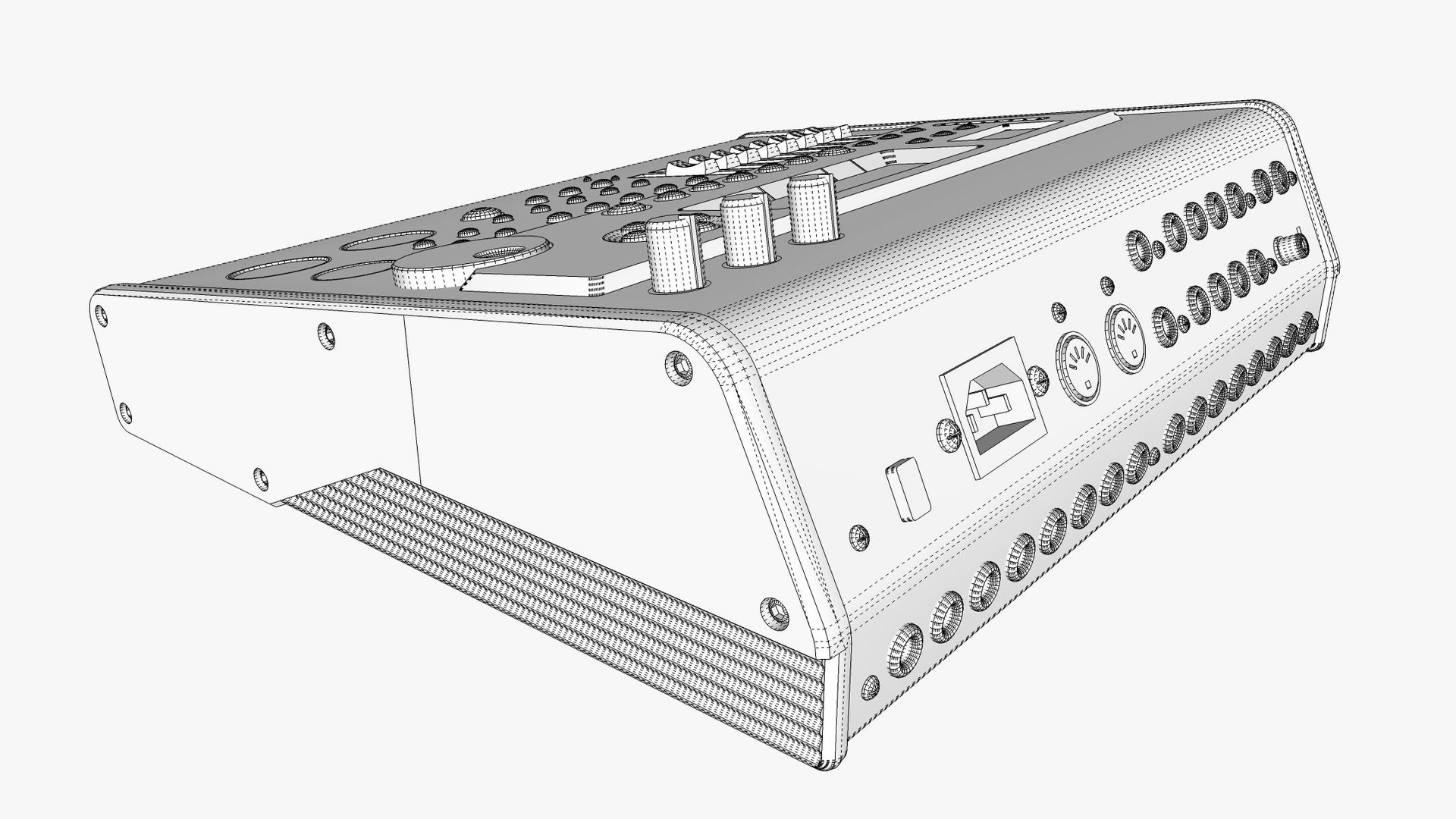 3D Roland TD20 Percussion Module - Drum Machine Model - TurboSquid 2260090