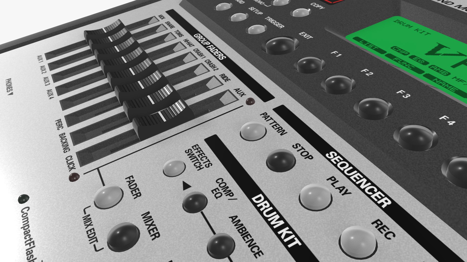 3D Roland TD20 Percussion Module - Drum Machine Model - TurboSquid 2260090